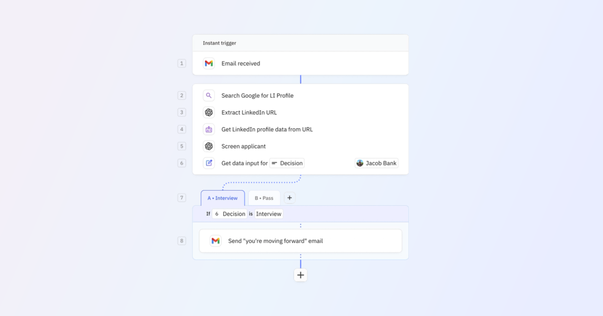 Applicant screener | Relay.app Template